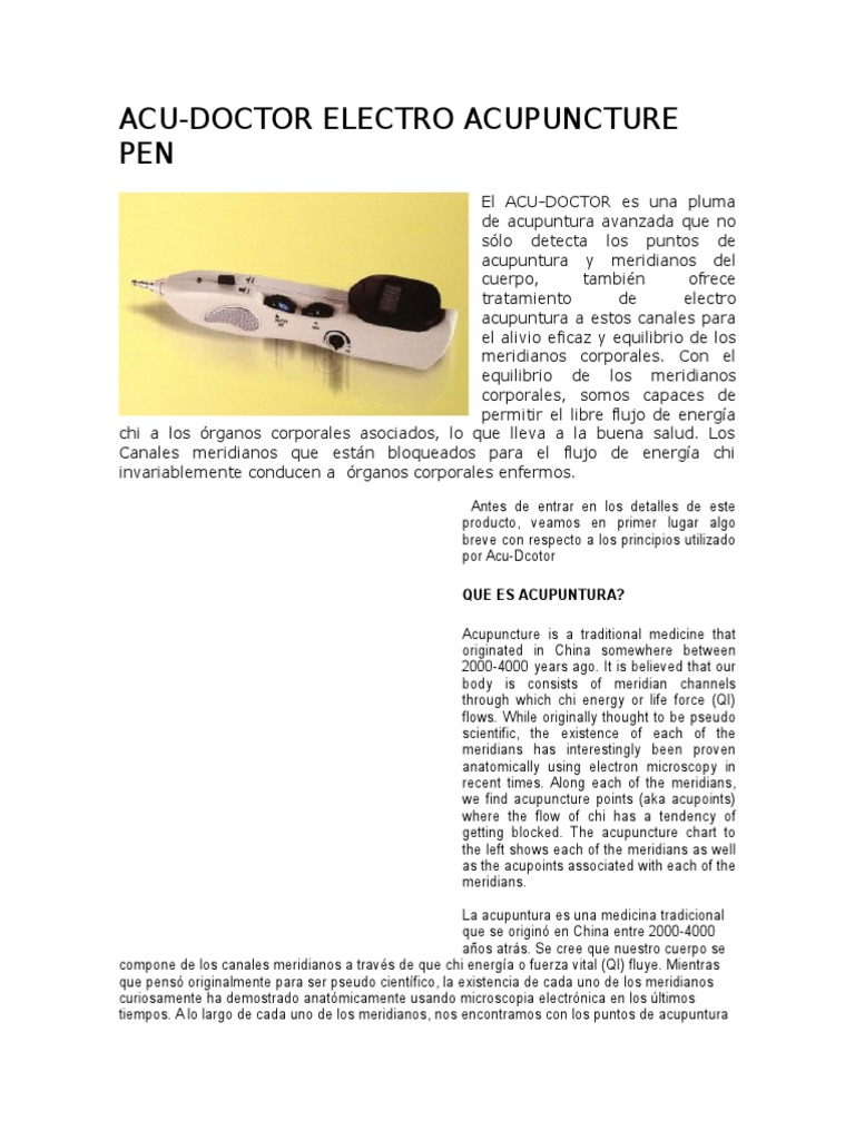 ACU | PDF | Acupresión | Acupuntura