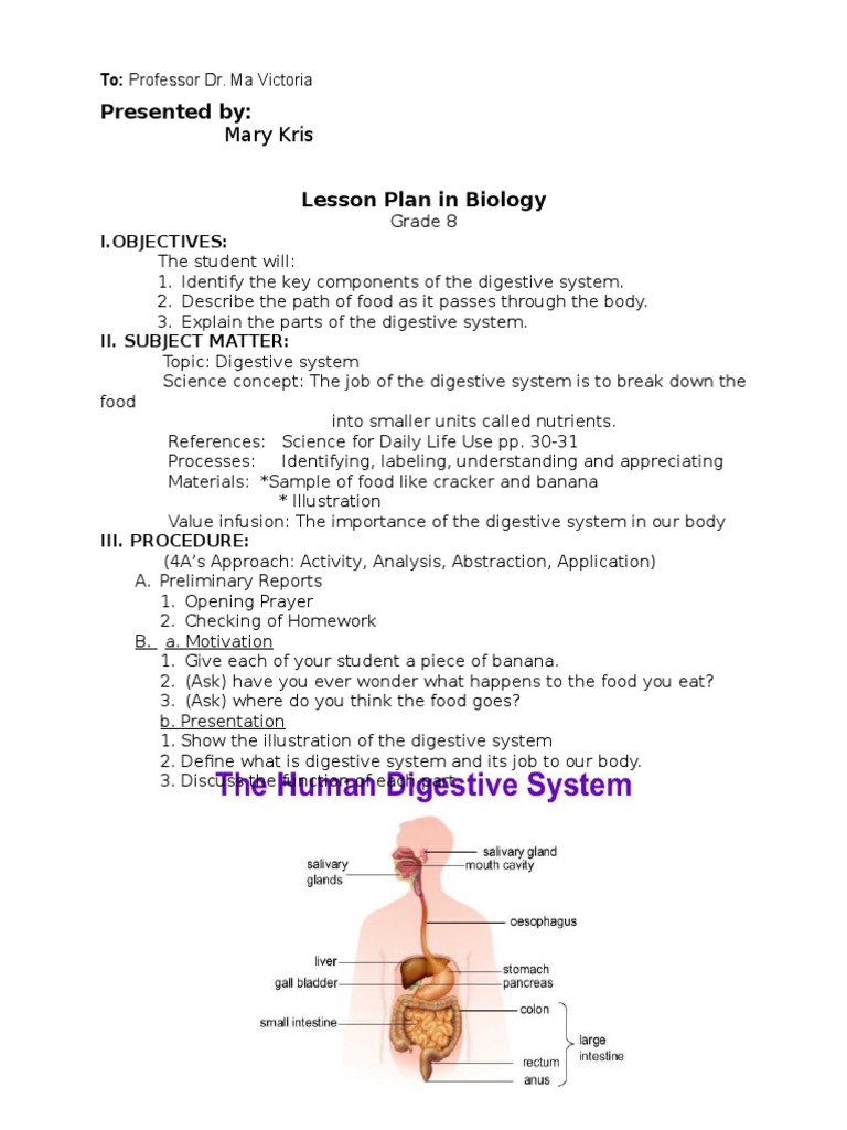 Detailed Lesson Plan in Biology | PDF