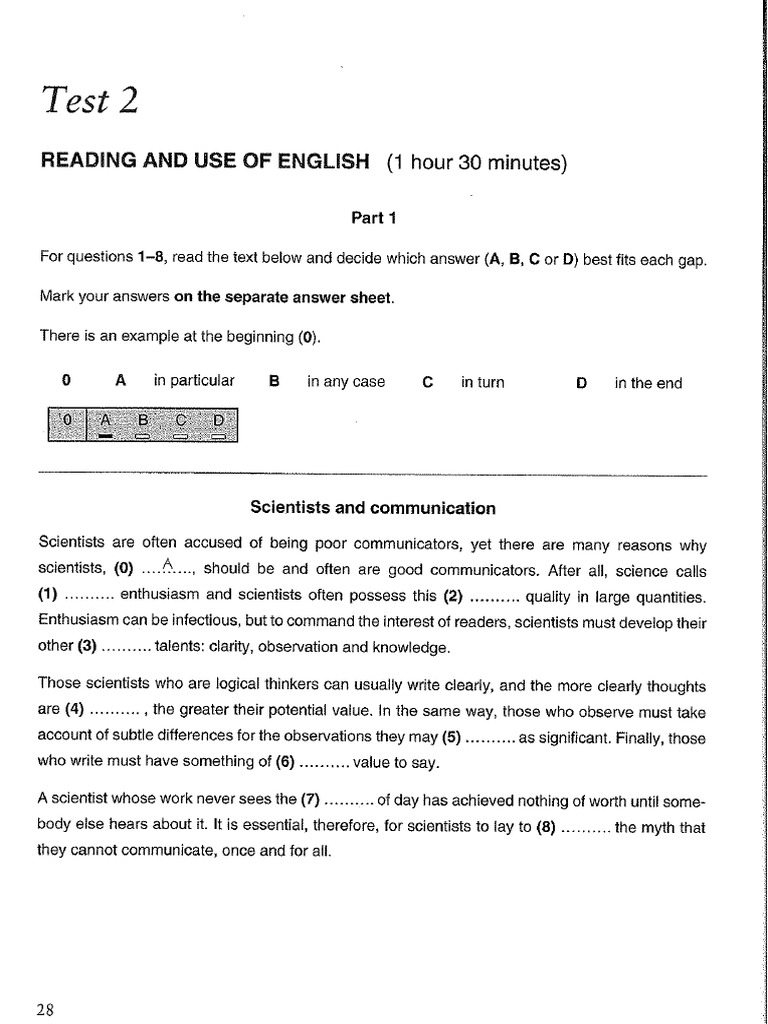 Proficiency 3 Tests | PDF