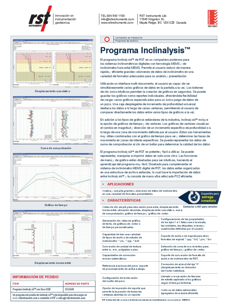 Programa Inclinalysis ICB0051A | PDF | Point and Click | Archivo de ...