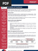 PRINCE2 Cheat Sheet | PDF | Project Management | Risk Management