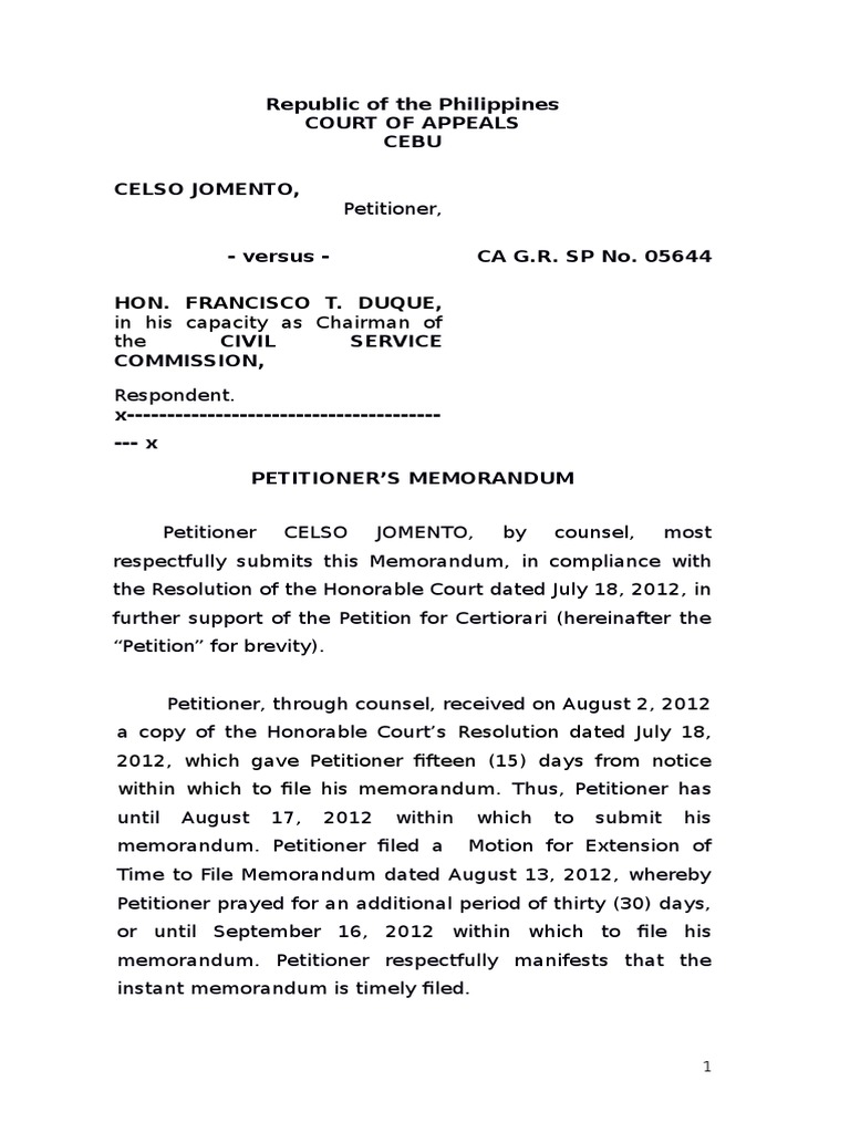 Memorandum | Witness | Testimony