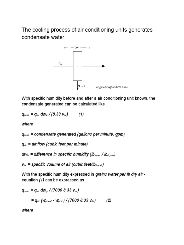 Condensate Drain | PDF