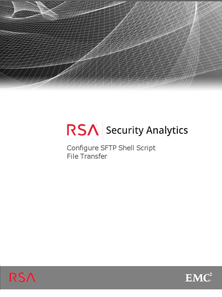Configure SFTP Shell Script File Transfer Command Line Interface 