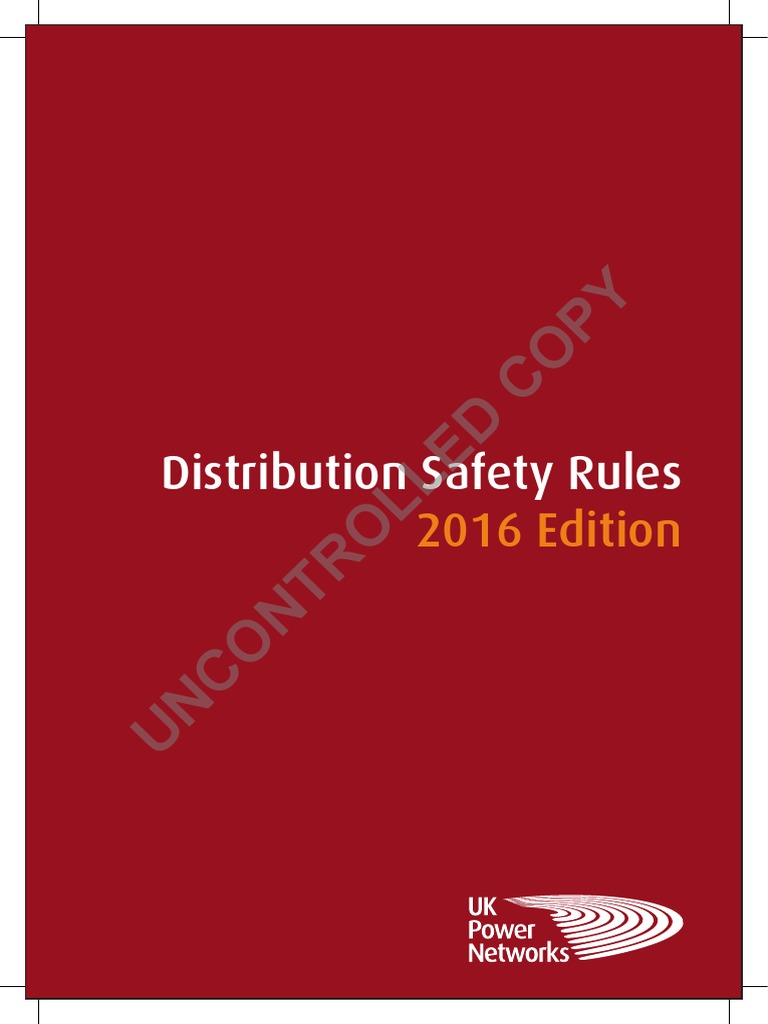 Distribution Safety Rules 2016 | PDF | High Voltage | Safety
