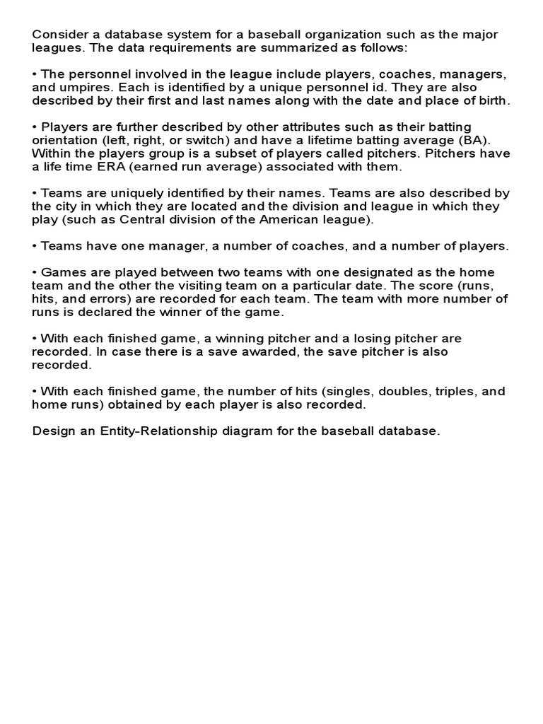 Midterm Assignment EER | PDF