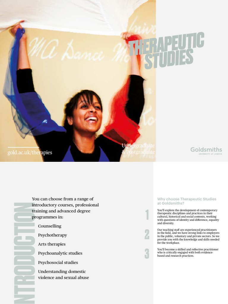 Therapeutic Studies Programmes | PDF | Humanistic Psychology ...