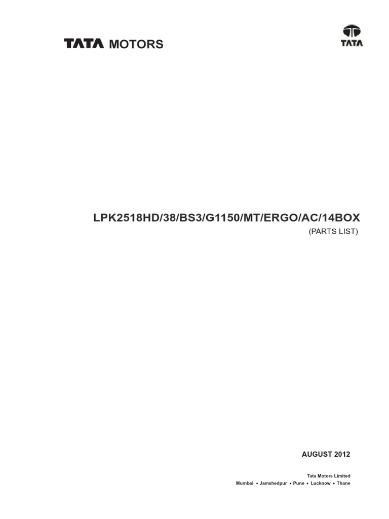 LPK - 2518 - HD - BS - Iii - Cat. | PDF | Piston | Screw
