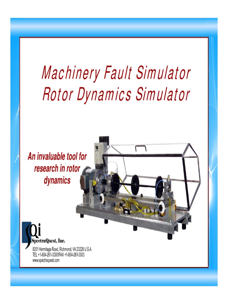 MFS RDS Presentation | PDF | Bearing (Mechanical) | Spectral Density