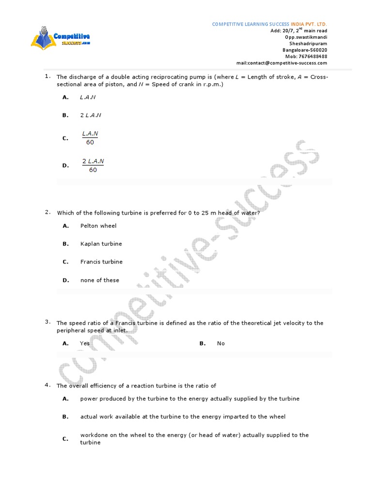 Hydraulic Machines 2 12 Oct | PDF | Turbine | Pump