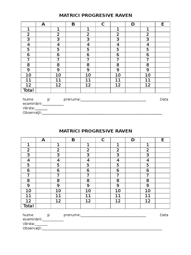 Foaie Raspuns Raven Standard
