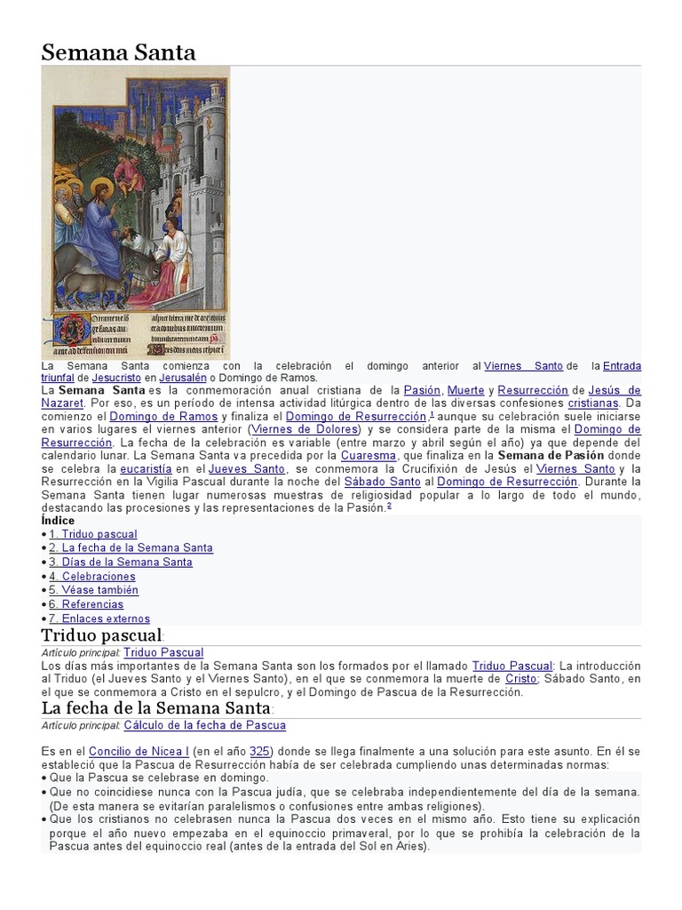 Semana Santa | PDF | Pascua de Resurrección | Alimentos