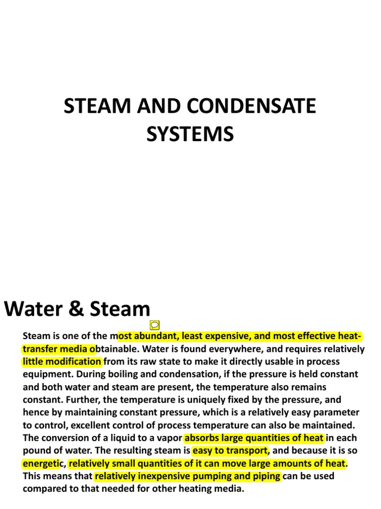 Steam and Condensate Systems | PDF | Steam | Hvac