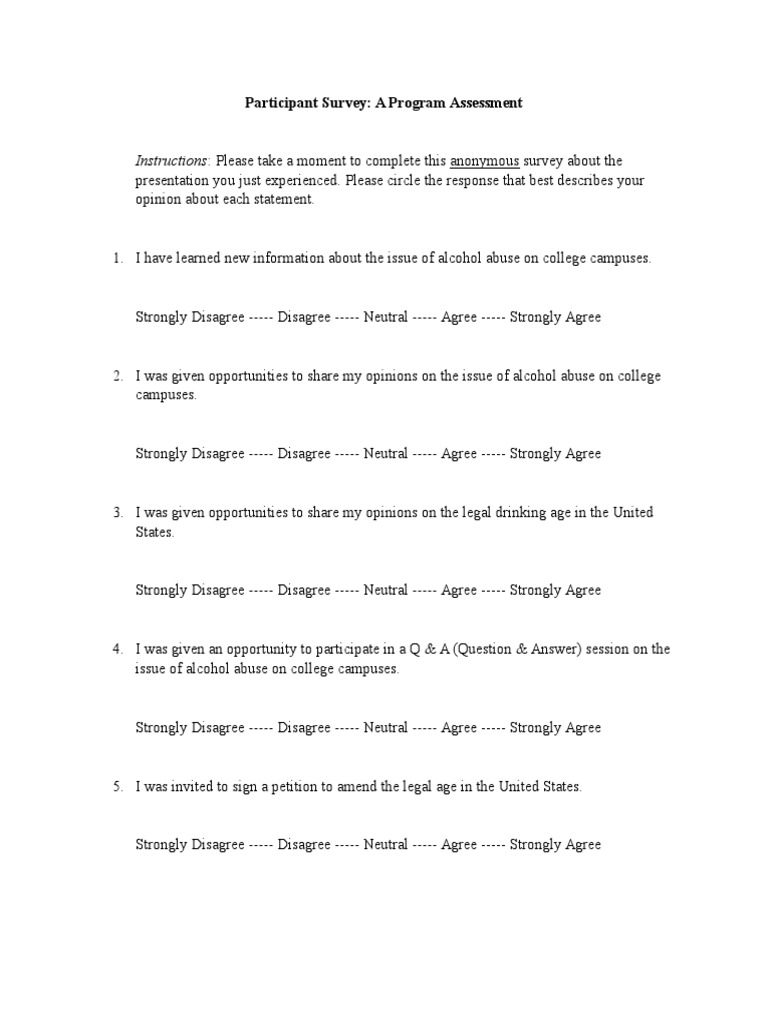 Program Assessment Tool | PDF