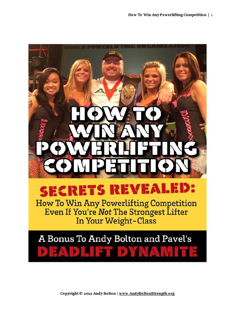 How To Win Any Powerlifting Competition | PDF | Recreation | Sports