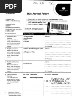 Annual Return Form 22 1 | PDF | Business