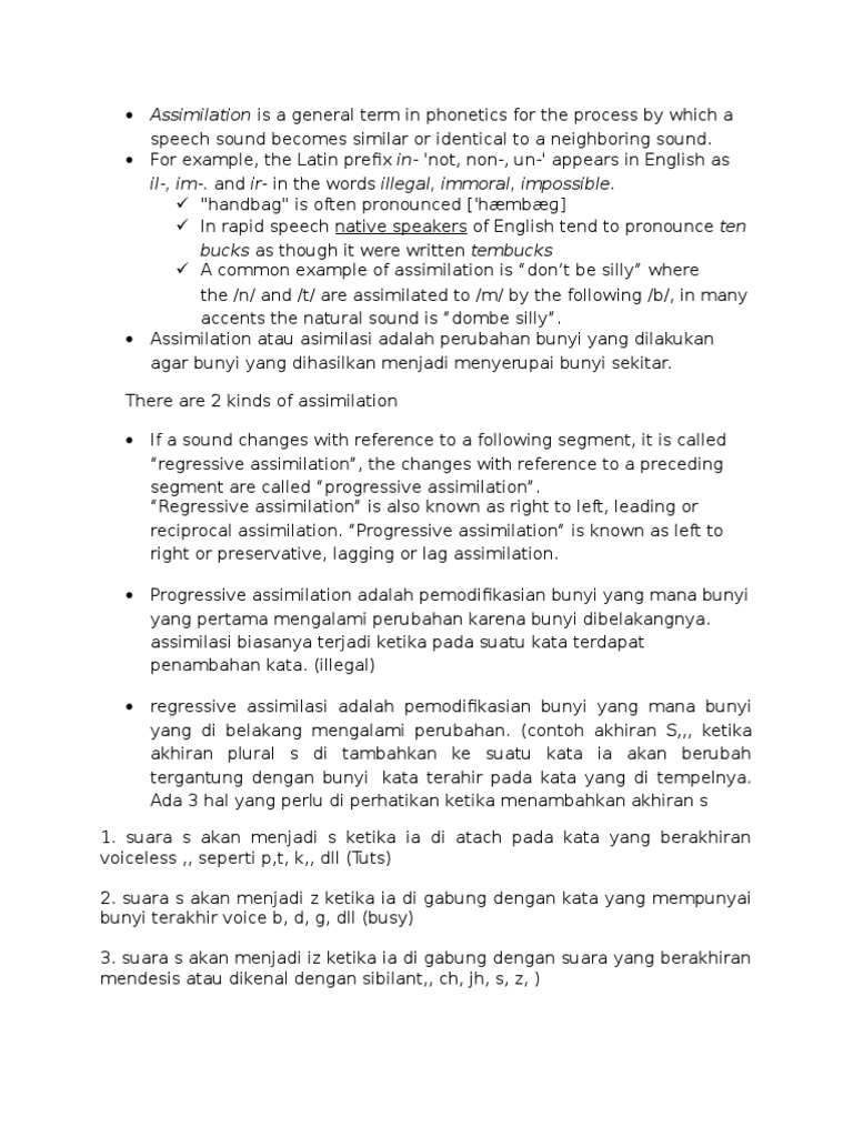 An In-Depth Exploration of Assimilation in Phonetics and Its Various ...