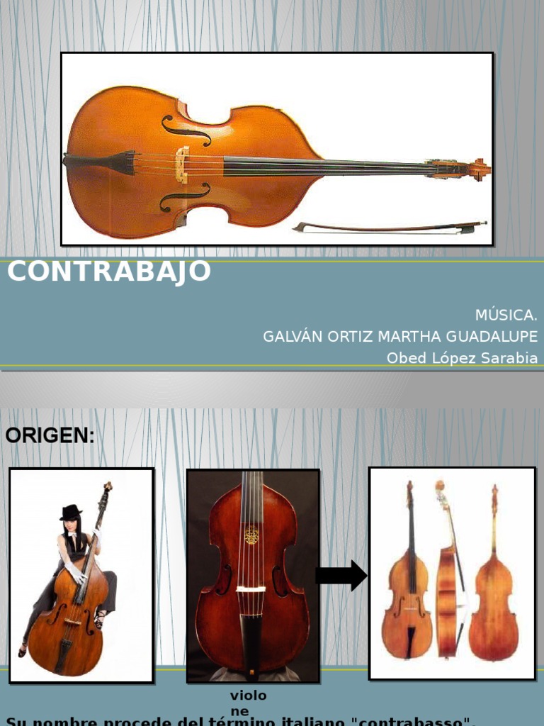 Contrabajo Instrumento. | PDF | Contrabajo | Violín