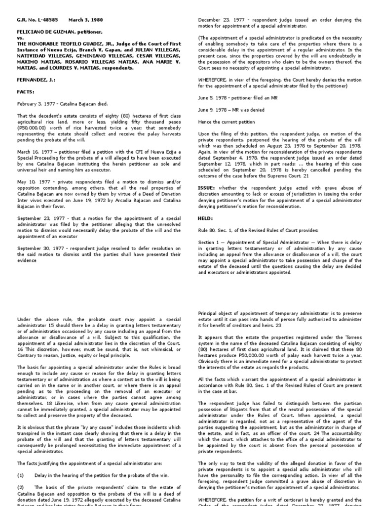 SpecPro Rule 80 Digest | PDF | Foreclosure | Probate