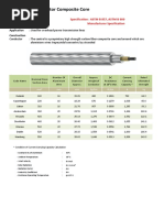 ACSR Conductor Data Sheets | PDF | Wire | Electrical Wiring