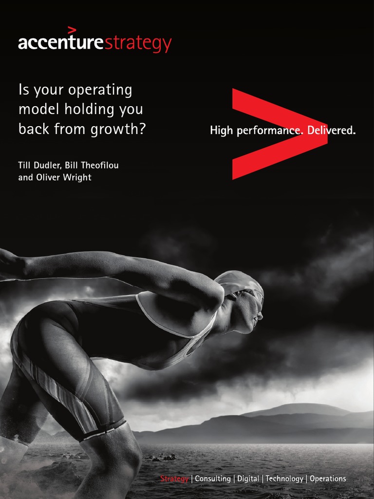 Accenture Strategy Operating Model Holding Back Growth | PDF | Business ...
