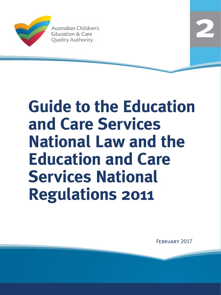 NQF Resource 02 Guide To ECS Law Regs | PDF | Day Care | Regulatory ...