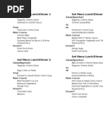 A Magpantay Catering Menu 1621861149 | PDF | Salad | Pasta