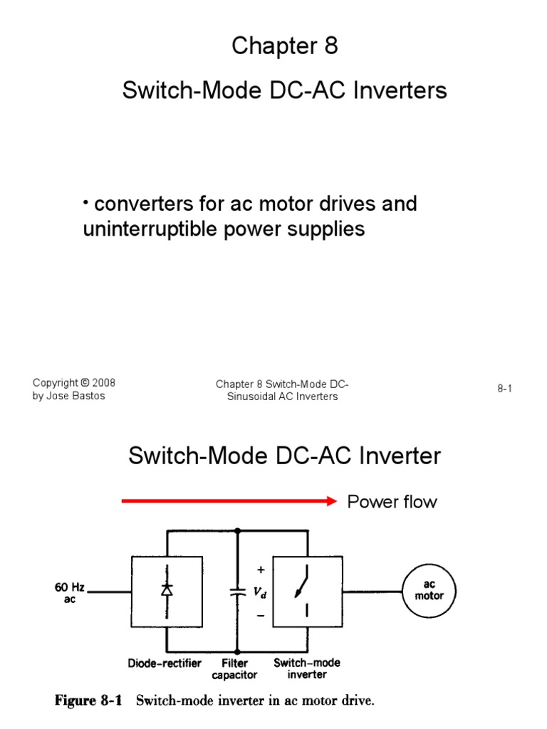 Switch-Mode DC-AC Inverters: Converters For Ac Motor Drives and ...
