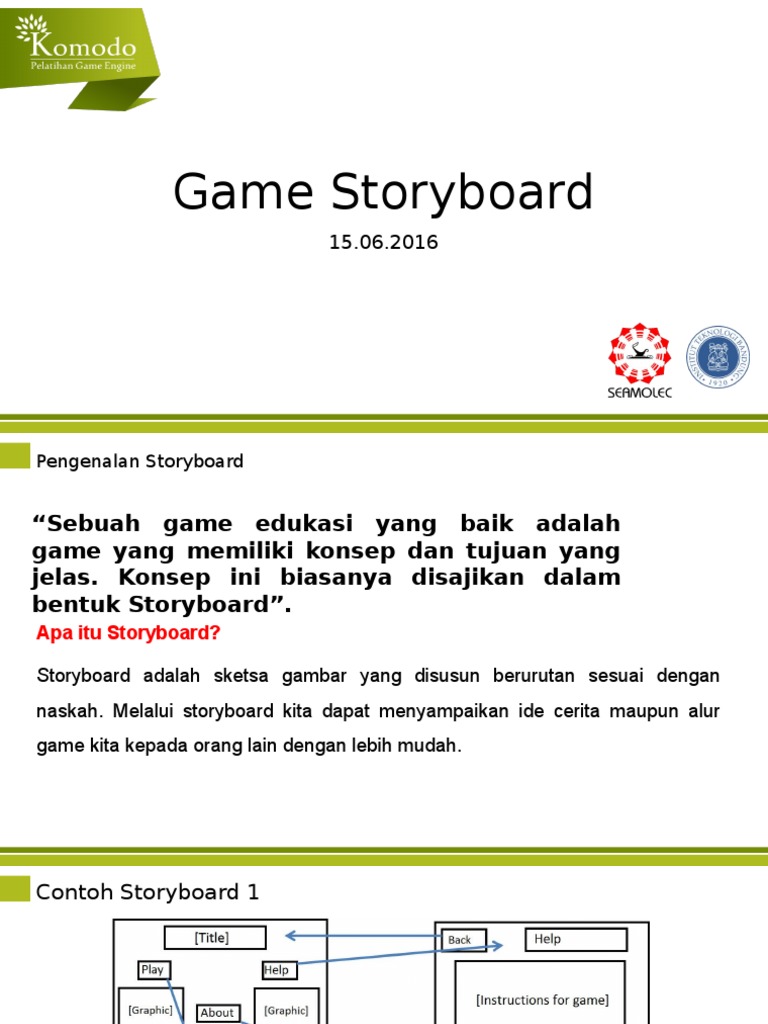 Materi Game Storyboard | PDF