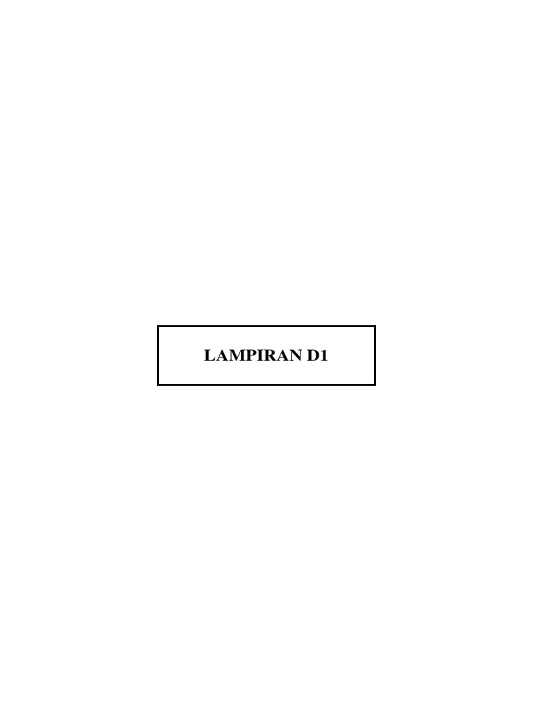 Lampiran D PDF | PDF