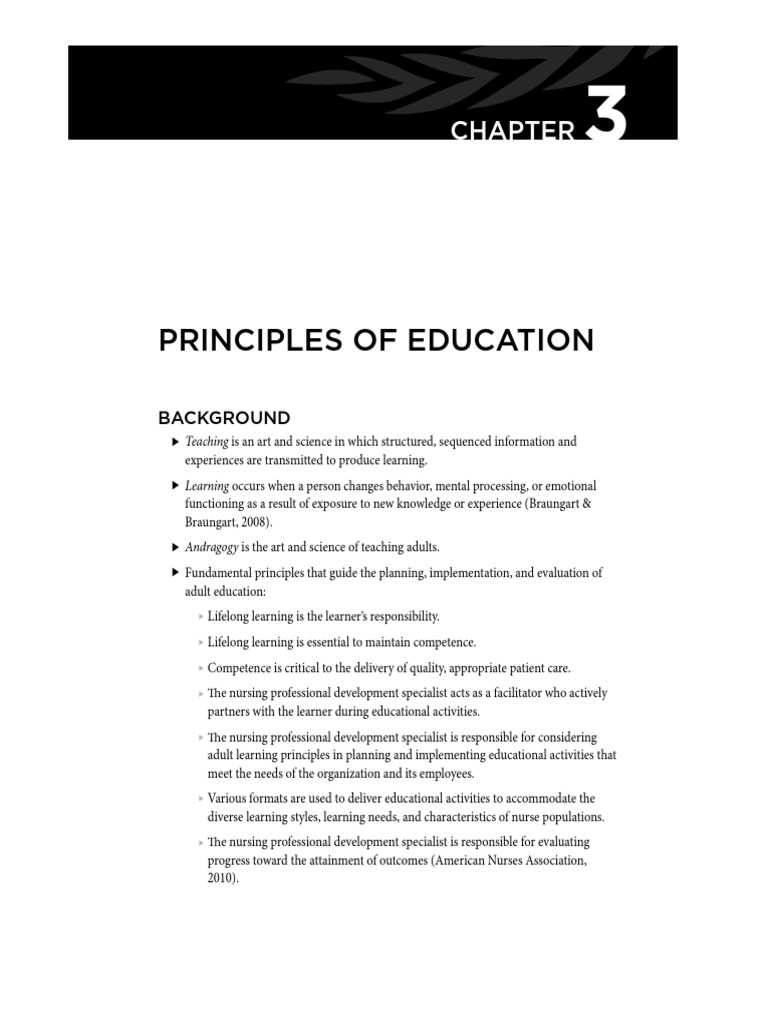 Principles of Education | PDF | Learning Styles | Learning Theory ...