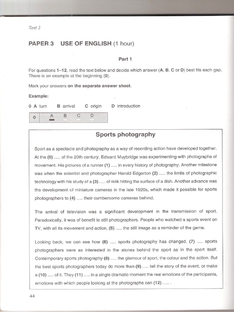 Cambridge 2-Test-2-Paper-3+key | PDF