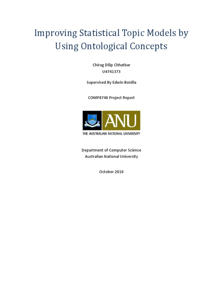 Improving Statistical Topic Models by ONTOLOGY | PDF | Teaching Methods ...
