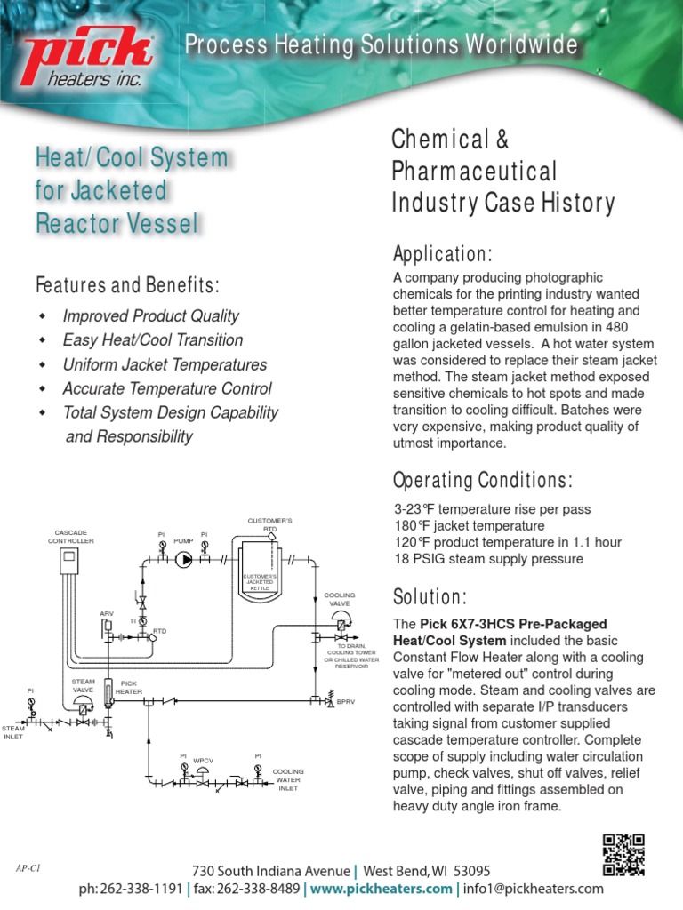 Jacketed Reactor Vessel PDF | Download Free PDF | Valve | Hvac