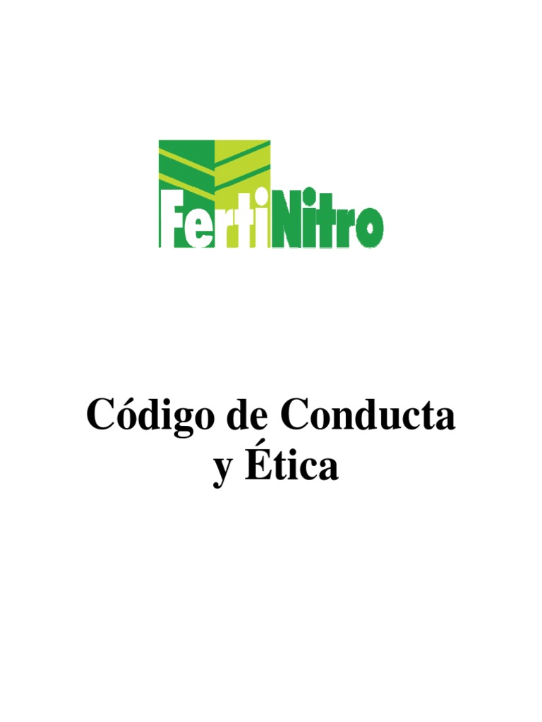Código de Conducta FertiNitro | PDF | Derecho laboral | Contabilidad