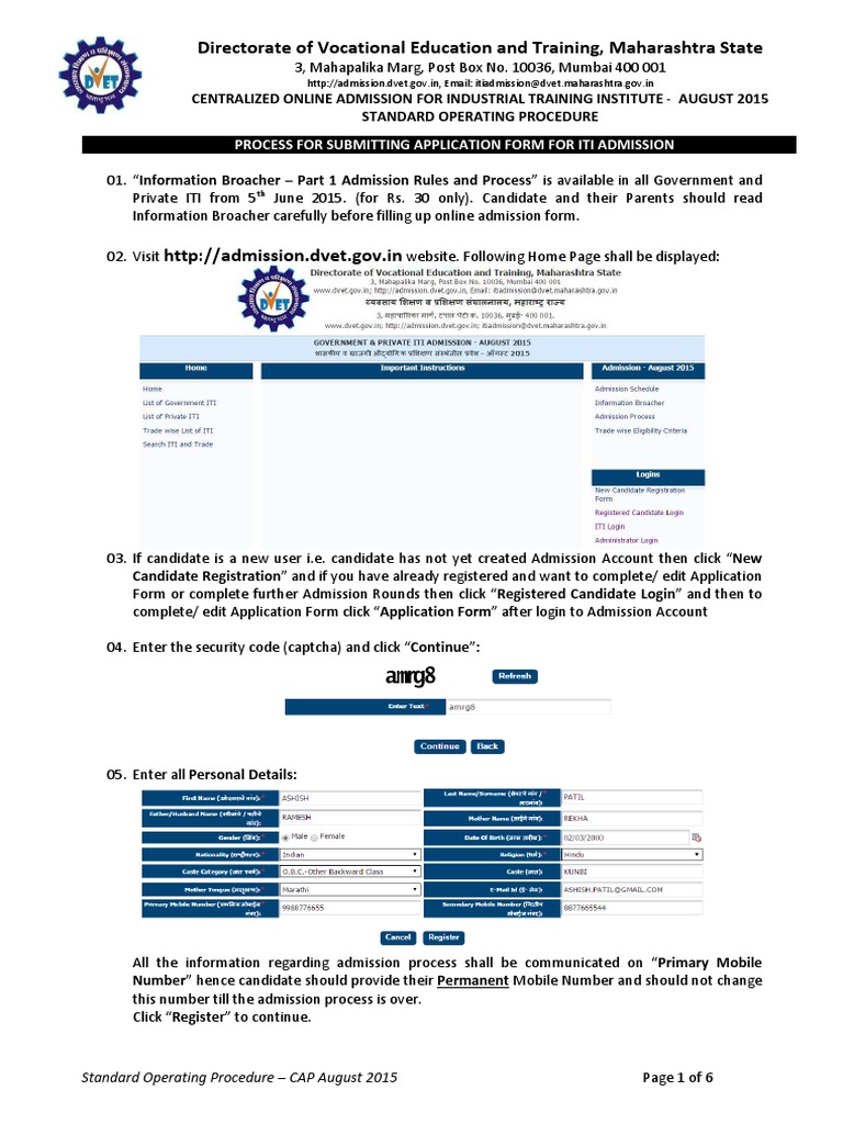 English - Standard Operating Procedure For Submitting Online ...