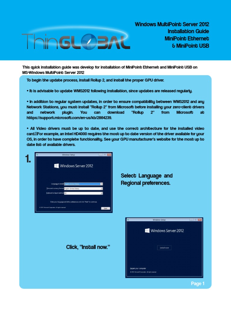 Installion Guide WMS2012 PDF | PDF | Ibm Pc Compatibles | Microsoft Windows