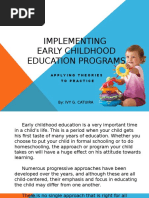 Management of Early Childhood Education Program (ECE 18) | PDF ...