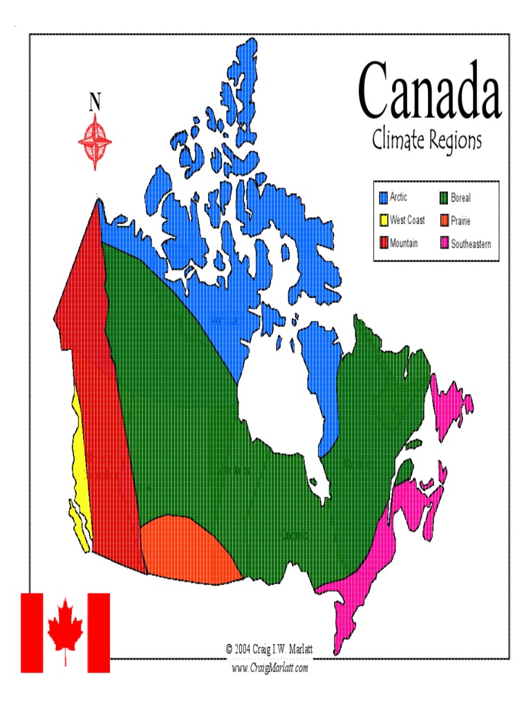 Canada Climate Regions Overview | PDF
