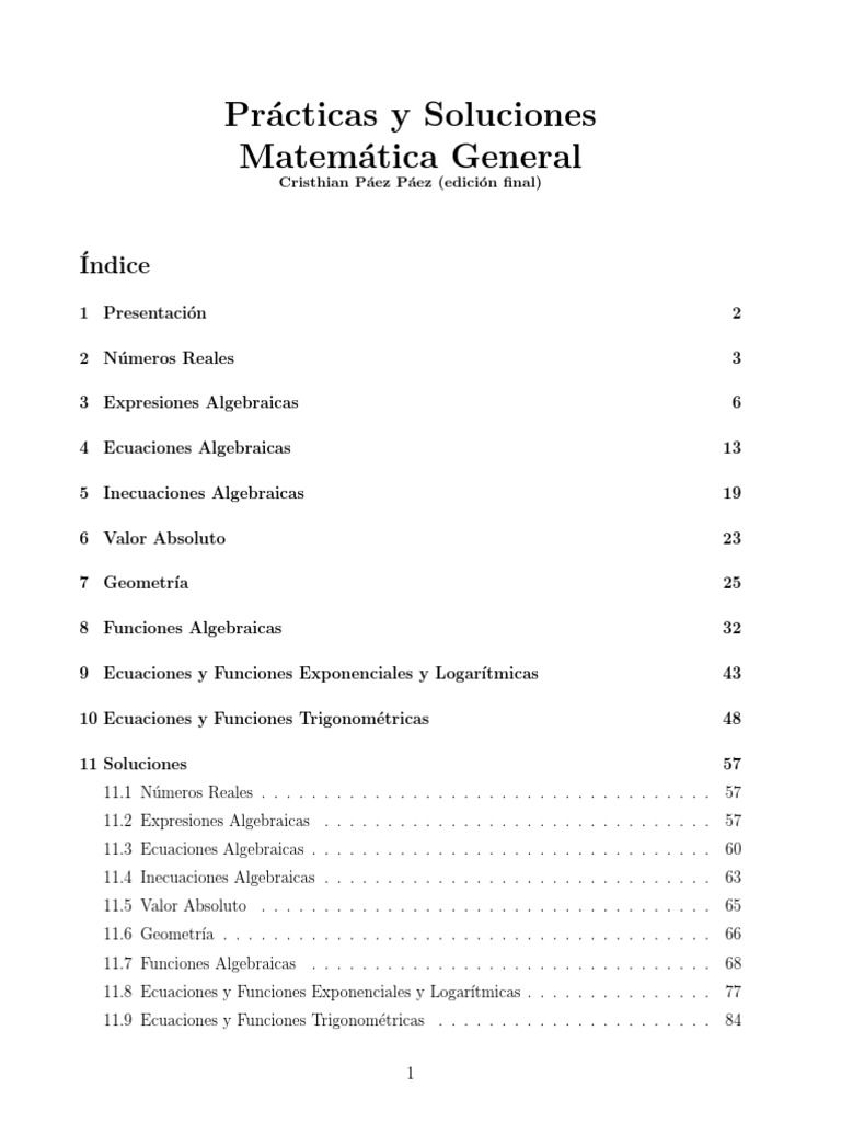 Folletode Prácticas Mate Gral | PDF | División (Matemáticas) | Ecuaciones