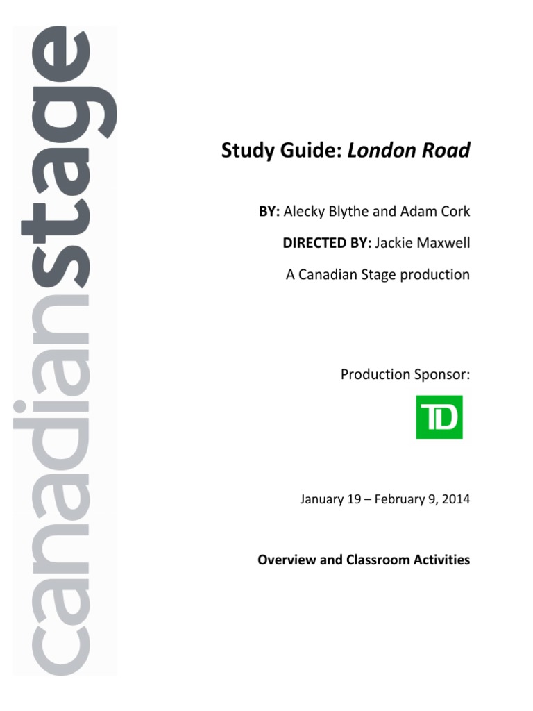 London Road - Study Guide | PDF | Prostitution | Human Trafficking