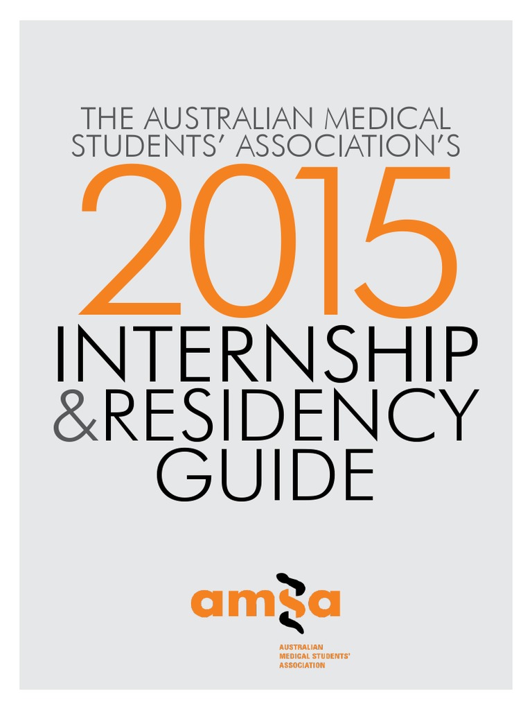 2015 AMSA Internship and Residents Guide Optimised PDF | Download Free PDF | General ...
