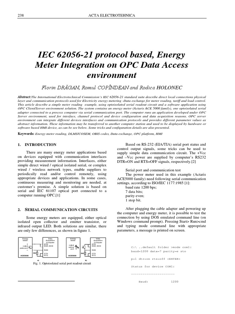 IEC62056 | PDF | Communications Protocols | Computing