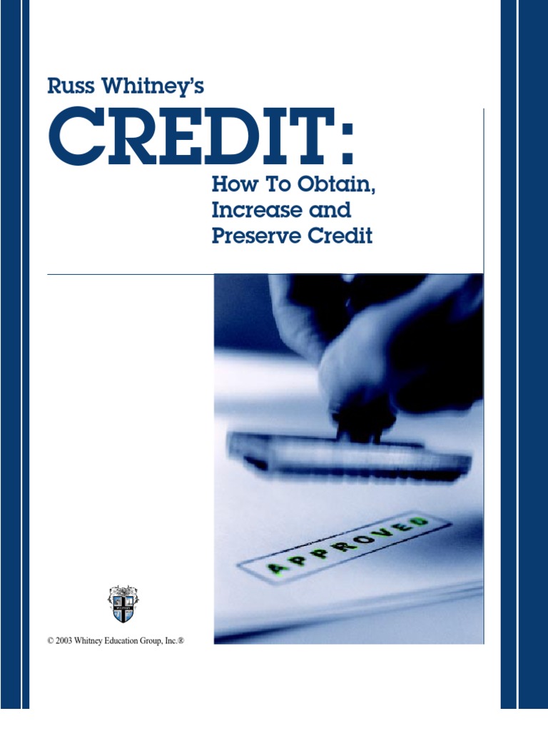 Credit Manual | PDF | Credit History | Credit Card