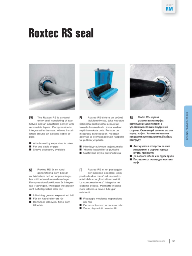 Roxtec RS Seal v3 | Download Free PDF | Engineering | Building Engineering