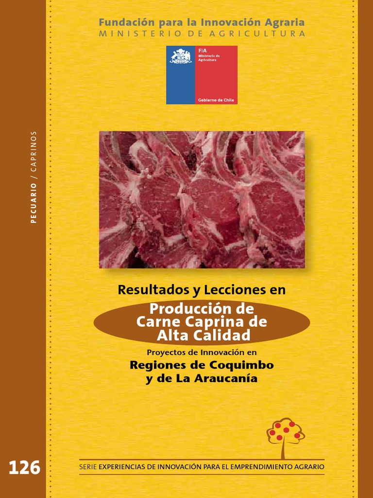 Producción de Carne Caprina de Calidad | PDF | Carne | Distribución ...