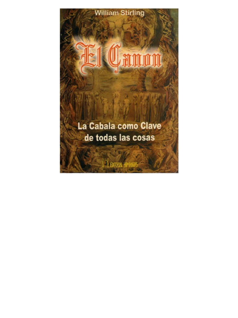 Stirling William - El Canon La Cabala Como Clave de Todas Las Cosas ...