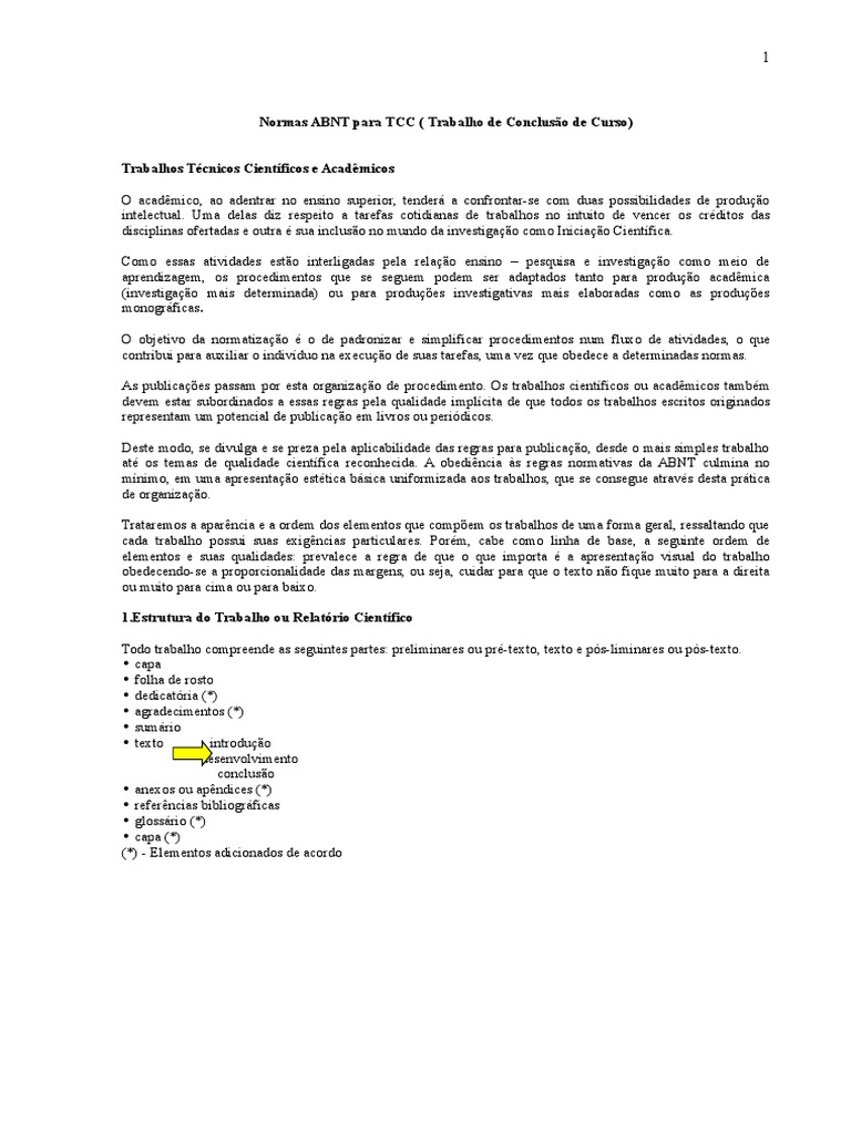 Normas ABNT para TCC | PDF