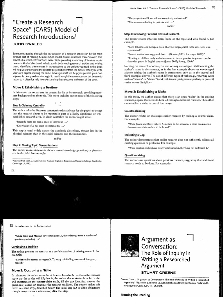 Article Swales Cars-Model PDF | PDF | Inquiry | Argument