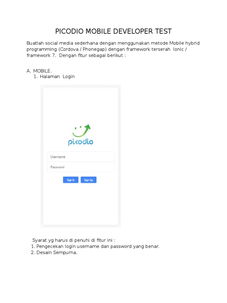 Test Untuk Picodio | PDF